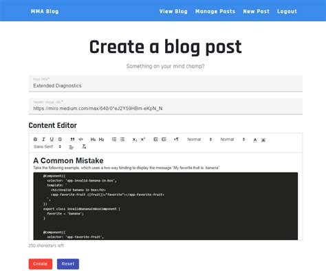 Github Barrecagitblog Angular Front End The Angular Front End To