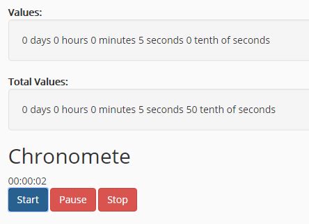 Easy Timer Countdown Chronometer Library Easytimer Js CSS Script