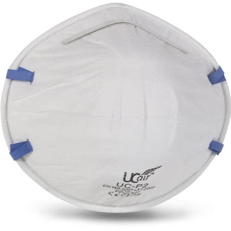Shop Ucair Uc P2 Box Of 20 Disposable Ucfd P2 Ffp2 Fold Flat Respirator Unvalved Apf 10