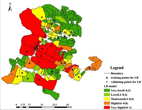 Debris Flow Susceptibility Maps Using Lr Model Download Scientific Diagram