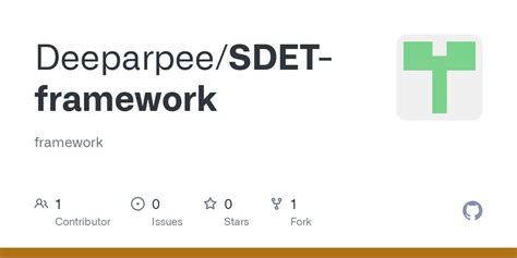 Github Deeparpeesdet Framework Framework