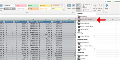 Keyboard Shortcut Autofit Row Height In Excel For Mac Poowar