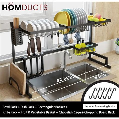 Kitchen Stainless Steel Sink Drain Rack Homducts