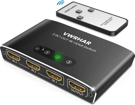 2 Port 8k Hdmi Switch Hdmi 2 1 Switcher 4k 120hz 8k 60hz Uhd Hdr10
