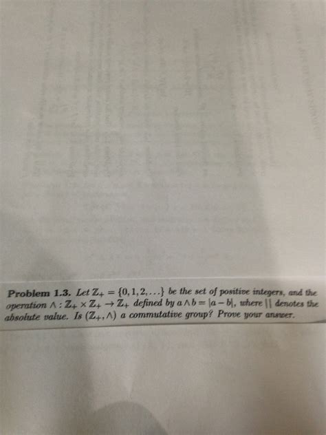 Solved Problem Let Z Be The Set Of Chegg Com