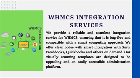 Ppt Whmcs Custom Software Development Powerpoint Presentation Free