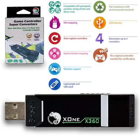 Brook Xbox 360 Xbox One To Xbox One Super Converter Black Adz Gaming
