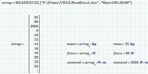 solved mathcad and excel vba ptc community