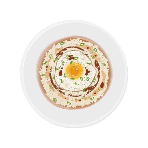Illustration Logo Clipart Gyeran Bap Korean Fried Egg Rice 66393707