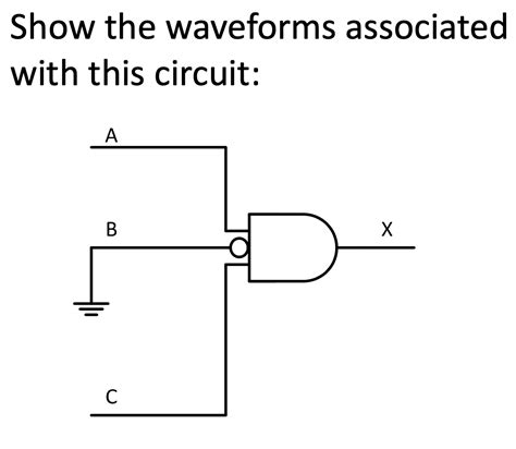 Solved Show The Waveforms Associated With This Circuit A B