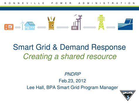 Ppt Smart Grid And Demand Response Creating A Shared Resource