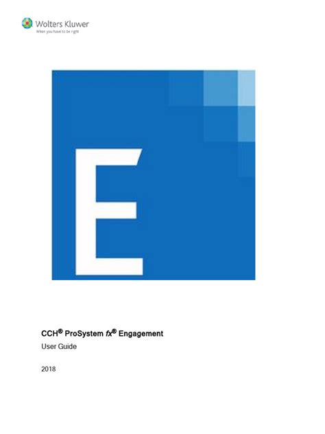 Cch Prosystem Fx Engagement 201813 Workpaper Management User Guide Pdf