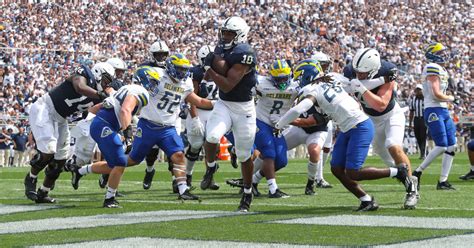 penn state back nick singleton has new nil deal kirk ferentz on 2021 game