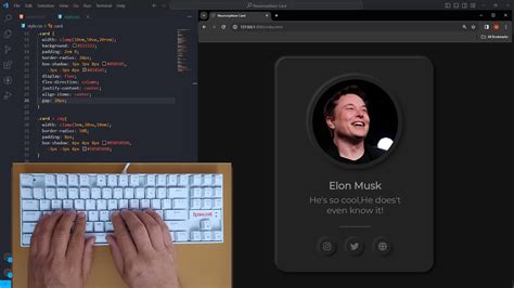 Asmr Coding Neumorphism Card With Css No Talking Youtube