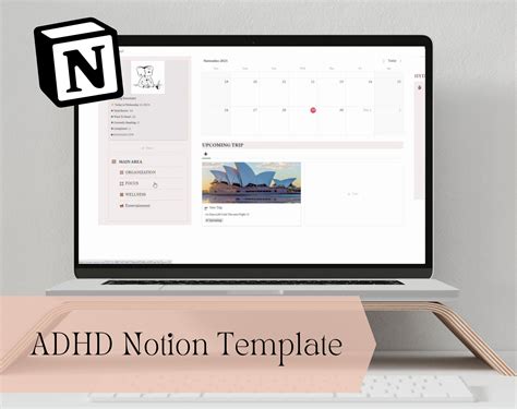 Notion Adhd Dashboard Notion Dashboard Notion Planner Notion