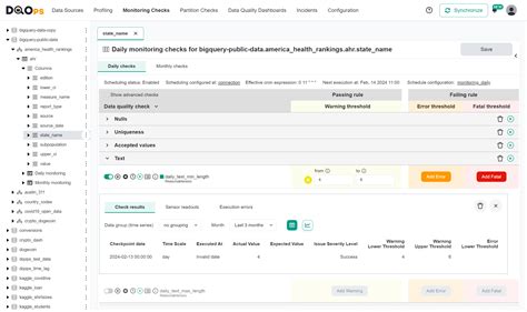 Text Statistics Dqops Data Quality Operations Center Documentation