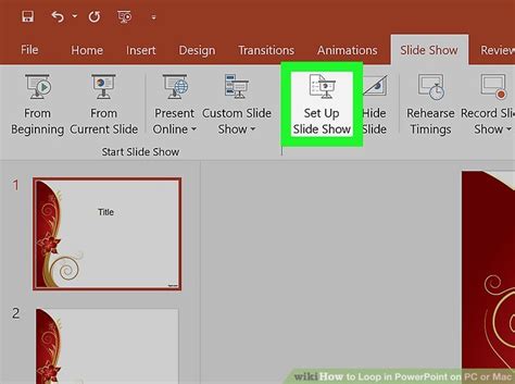 Simple Ways To Loop In PowerPoint On PC Or Mac With Pictures