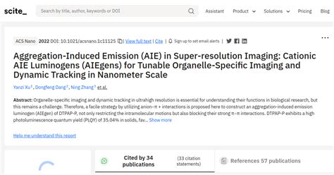 Aggregation Induced Emission Aie In Super Resolution Imaging Aggregation Induced Emission Aie In Super Resolution Imaging