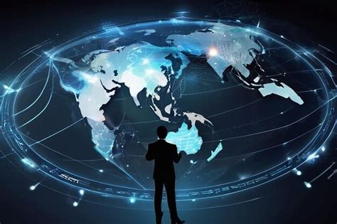 Premium Ai Image Global Communication Network Concept Digital