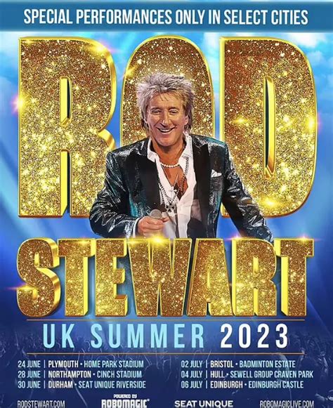 Rod Stewart Announces Six Date Uk Summer Tour At Big Venues Gold