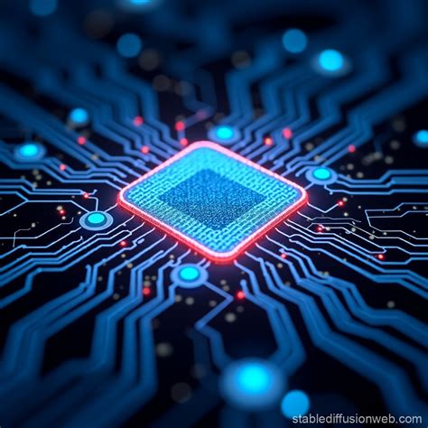 Quantum Computing Circuit Stable Diffusion Online