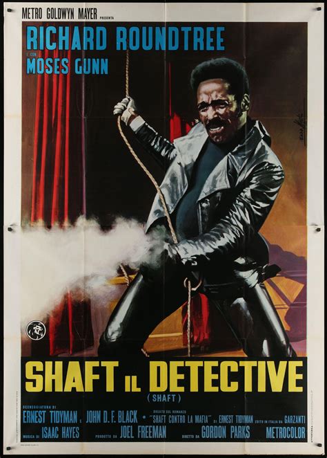 Shaft Movie Poster 1971 Italian 4 Foglio 55x78
