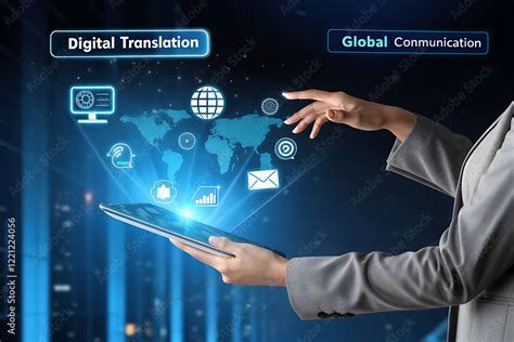 Language Interface Holographic Display Floating Text Bubbles