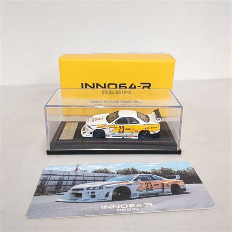 Inno Models 164 スカイライン スーパーシルエット Lb Er34 レトロカラー In64r R34 Lbss 3115登呂