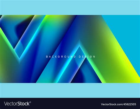 Abstract Bakground With Overlapping Triangles And Vector Image