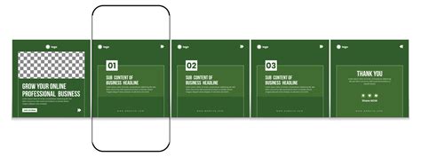 Editable Carousel Post Creative Social Media Carousel Template Modern