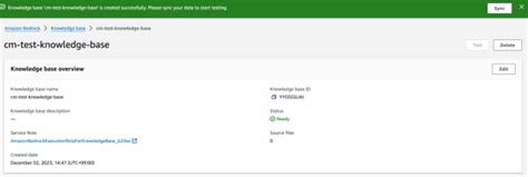Bedrockのknowledge Base、opensearch Serverless、s3、lambdaを利用し、ragを実装してみた