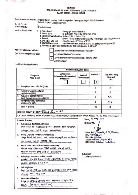 Pdf Problem Based Learning To Improve Critical Thinking Ability In Indonesia A Systematic
