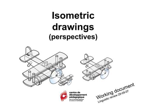 Steps In Constructing An Isometric Drawing Pptx