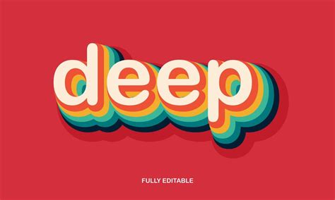 premium vector text effect with style