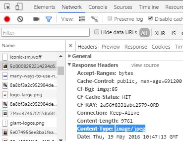 Html In Chrome What S The Simplest Way To View The Mime Type Of A Document Stack Overflow