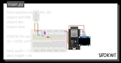 Hiển Thị Ra Oled độ ẩm Nhiệt độ Copy Wokwi Esp32 Stm32 Arduino Simulator