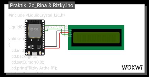 Praktik I2crina And O Wokwi Esp32 Stm32 Arduino Simulator