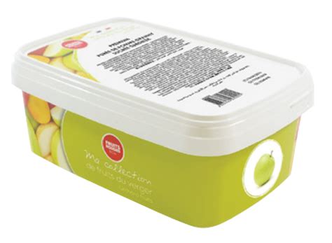 Fruits Rouges And Co Frozen Green Apple Puree Fghk