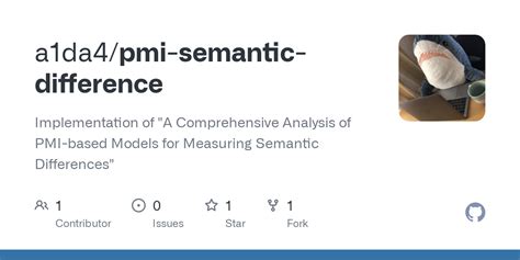 Github A1da4pmi Semantic Difference Implementation Of A