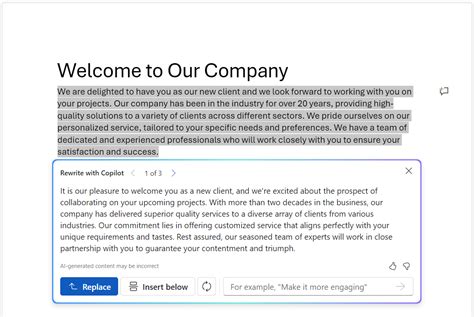 microsoft copilot 可以提高你在 word、outlook 和 onenote 中的写作能力——具体方法如下