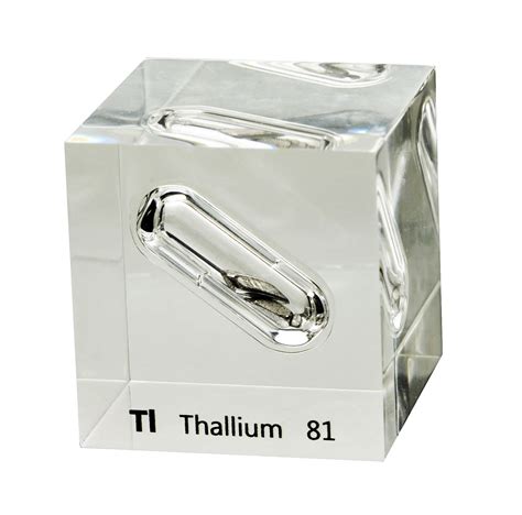 Thallium 50mm Lucite Cube Luciteria