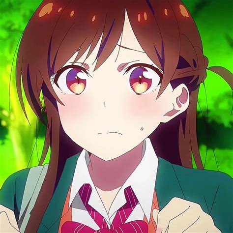 Mizuhara Chizuru Icon ⭒ Anime Kanojo Okarishimasu Anime Icons