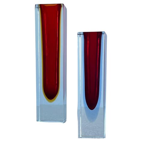 Murano Glass Vase Italy At 1stdibs
