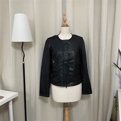 Massimo Dutti Leather Jacket Womens Fashion Coats Jackets And