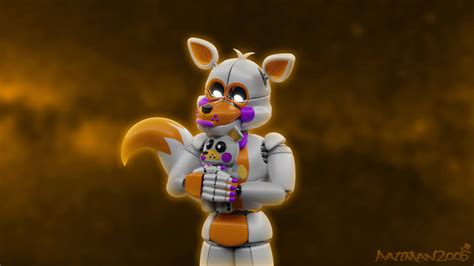 Lolbit With Her Plushie Fnafblender By Pattman2005 On Deviantart