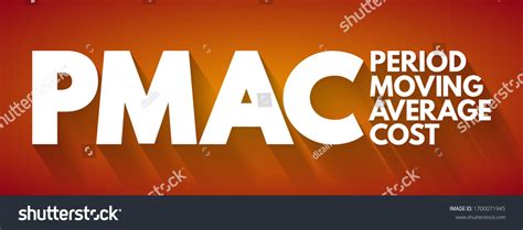 Pmac Period Moving Average Cost Acronym Stock Vector Royalty Free