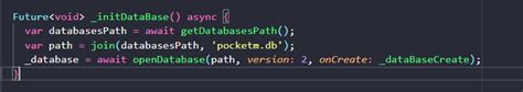 Var Databasespath Await Getdatabasespath 에 의미