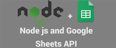Google Sheets API And Node Js DEV Community