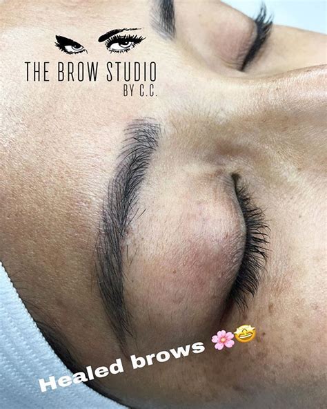 Healed Six Weeks Microblading Healedmicroblading Healedmicrobladedbrows Healedresults