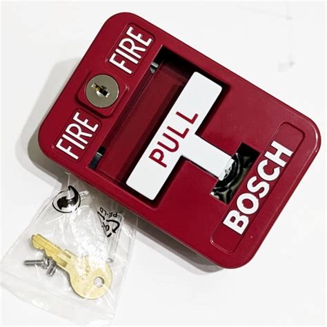 Pulsador Estación Manual De Incendio Direccionable Bosch Fmm‑7045 Mux
